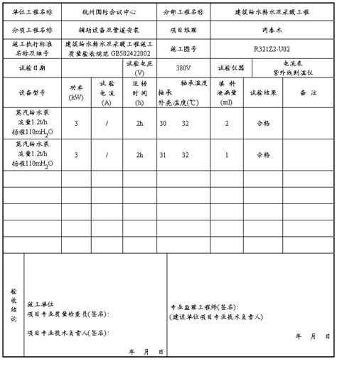 水泵试运转记录范例八篇 范文118