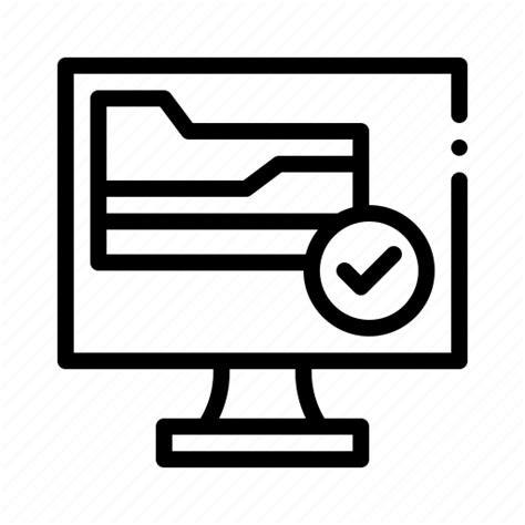 Archive Document Checkmark Tick Check Icon Download On Iconfinder