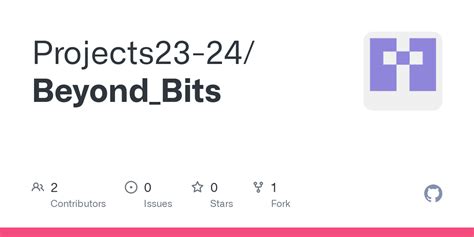 Github Projects23 24beyondbits