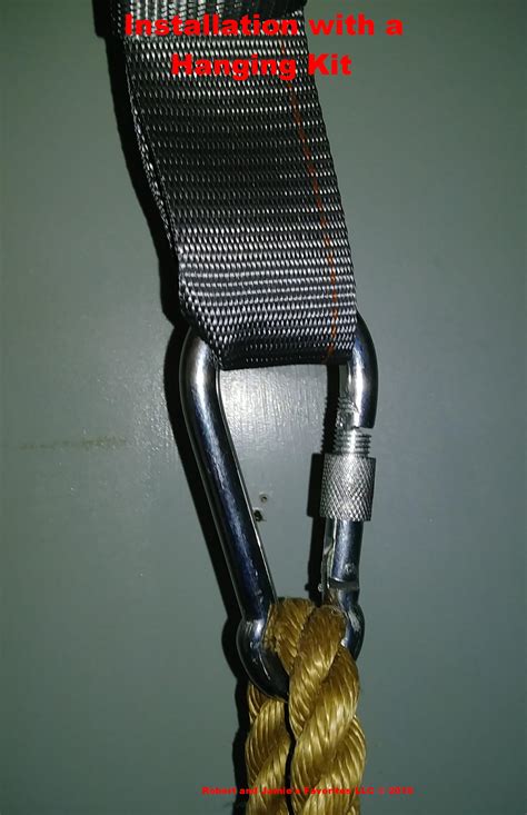 Hanging Your Wood Tree Swing Instructions