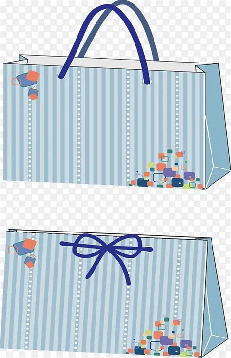 蓝色美观小清新少女购物袋png图片素材下载图片编号qlwwppby 免抠素材网