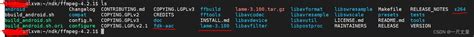 Linux编译ffmpeg（用于android平台）aarch64 Linux Android Ar Csdn博客