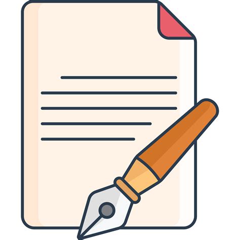 Paper Writing Icon 11513838 Vector Art At Vecteezy
