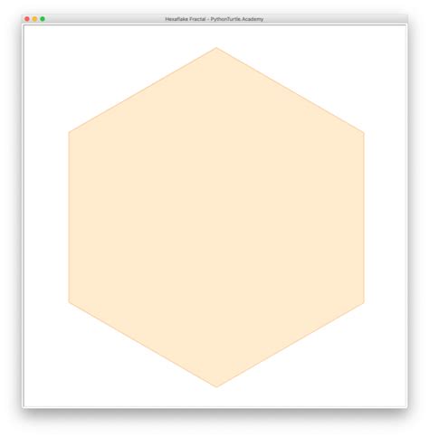 Hexaflake Fractal With Python Turtle Source Code Python And Turtle