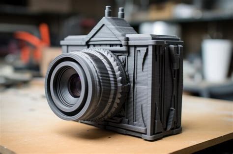 Premium Ai Image D Printed Pinhole Camera Model