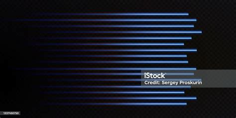 속도 선 세트는 투명 한 배경에 격리 벡터 기호 트래픽의 컬렉션입니다 전기 등 빛 효과 Png 검은색에 대한 스톡 벡터 아트 및 기타 이미지 Istock