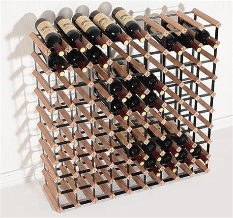 Amazon Com JILIDAO Wine Rack Custom Free Standing Floor Wine Storage Cabinet Shelf Wood Metal