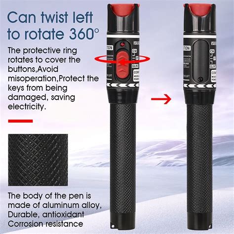 Ftth 1 10 20 30 50mw Visual Fault Locator Fiber Optic Laser Cable Tester Red Pen Fiber Optical