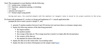 Solved Goal This Assignment Is To Get Familiar With The Chegg