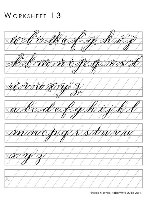 Old Fashioned Cursive Handwriting Worksheets