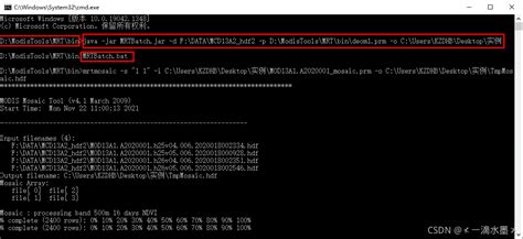 【modis合集】mrt批处理中波段选择bug的解决方案 mrt工具只能输出一个波段 csdn博客