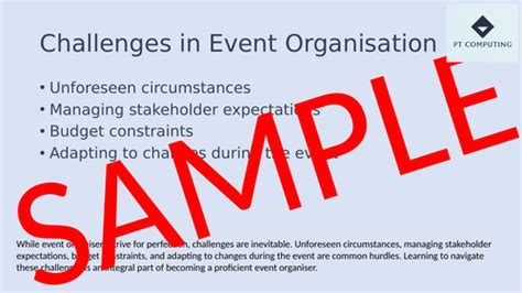 Level 3 Btec Business Unit 4 Managing An Event All Learning Aims A E Teaching Resources