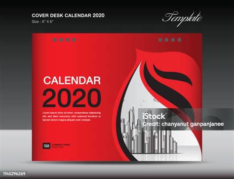 커버 데스크 달력 2020 디자인 전단지 템플릿 광고 책자 카탈로그 뉴스레터 책 표지 연례 보고서 표지 빨간색 배경 디자인 달력에 대한 스톡 벡터 아트 및 기타 이미지
