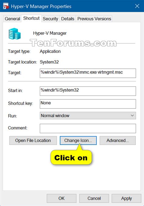 Create Hyper V Manager Shortcut In Windows 10 Tutorials