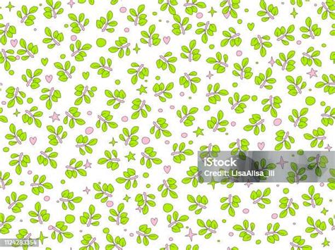 여름 녹색 잎 원활한 벡터 패턴 만화를 떨어지는 낙 엽 나무 잎 무늬 흰색 배경 완벽 한 여름 및 봄 장식 패턴에 나뭇잎 잎 잎 완벽 한 패턴 벡터 만화 갈색에 대한 스톡