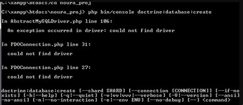 Symfony Pdo Driver Mysql Stack Overflow