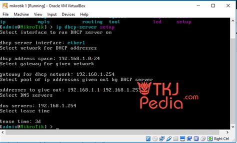 Tutorial Konfigurasi DHCP Server On Mikrotik TKJPedia