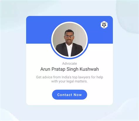 Advocate Arun Pratap Singh Kushwah Lawyer In Bhind Madhya Pradesh