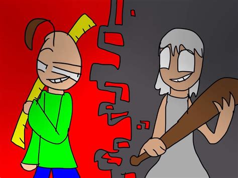 Baldia Vs Granny Baldi S Basics PT BR Amino