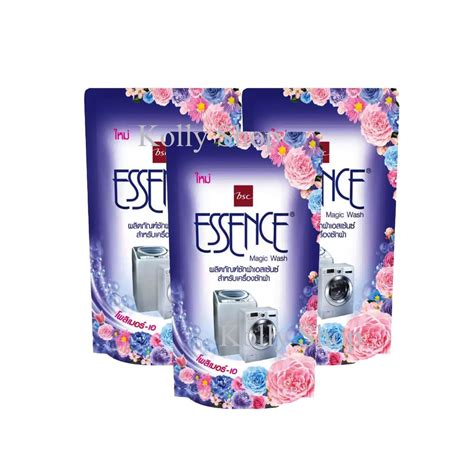 Essence น้ำยาซักผ้าเอสเซ้นซ์ สำหรับเครื่องซักผ้า เมจิกวอช กลิ่นหอมใหม่ ขนาด 700 มล ถุงเติม