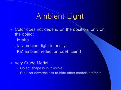 PPT Illumination Model Surface Rendering Method PowerPoint
