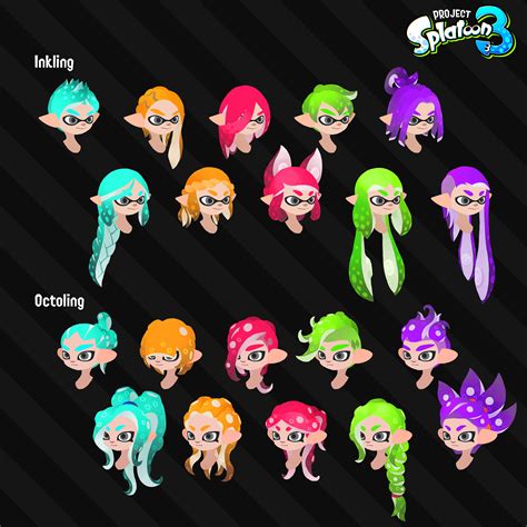 Project Splatoon 3 20 New Hairstyle Options Artofit