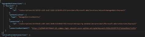 Key Vault Api Connector Arm Deployment Of Standard Logic App Microsoft Qanda