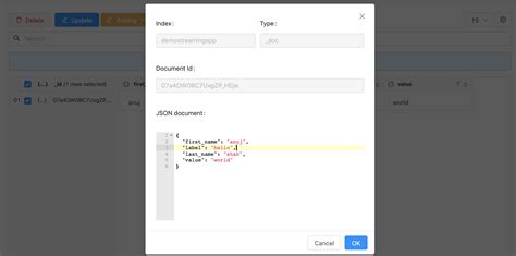 docs search stack for elasticsearch opensearch solr mongodb