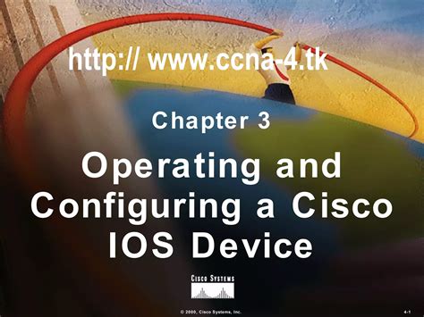 Operating And Configuring Cisco A Cisco Ios Device Ppt