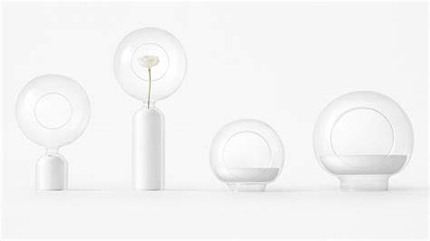 Nendo Designs Helmet Shaped Vessels And Cascading Tables For Zens