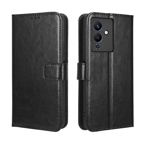 Infinix Note Pro G Case Kulit Pu Lipat Magnetik Infinix Note Pro G Casing Leather Cover