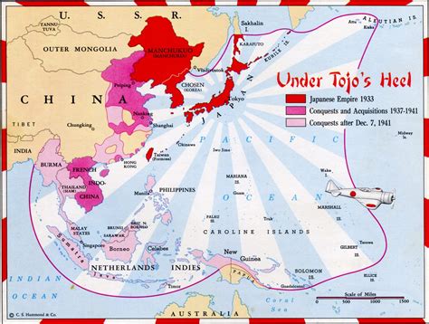 Map Of The Japanese Empire 1933 1944 All For One