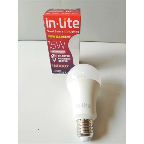 Jual LAMPU LED BULB BER GARANSI W IN LITE INLITE BOHLAM INB Shopee Indonesia