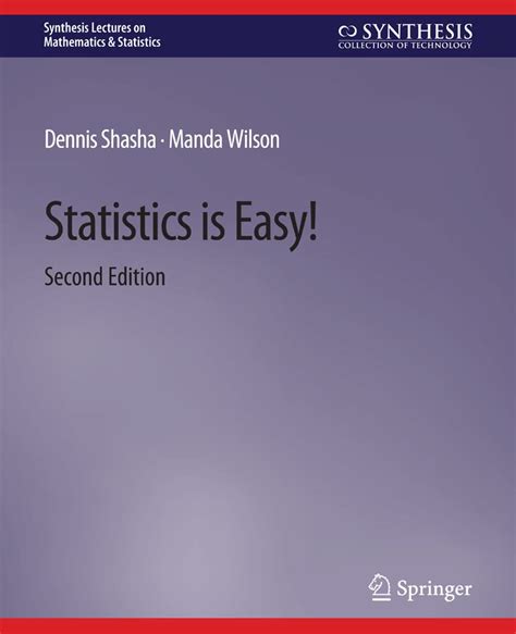 statistics is easy 2nd edition synthesis lectures on