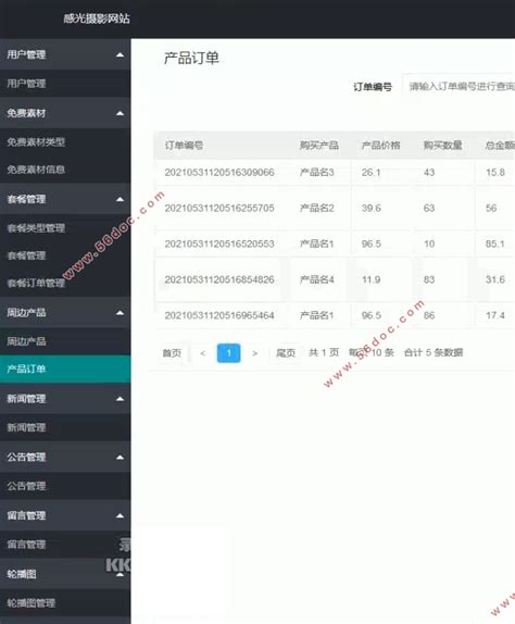 感光摄影网站的设计与实现 springboot mysql 含录像 javaweb 56设计资料网