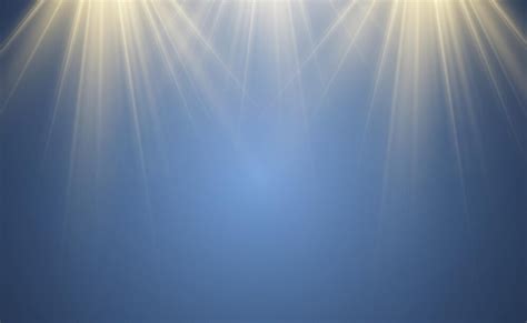 투명한 배경에 스포트라이트 조명 장치가 있는 빈 무대 프리미엄 벡터