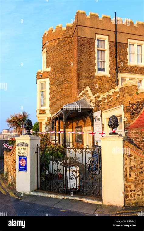 Bleak House In Broadstairs During The Morning Golden Hour Former Home Of Charles Dickens Where