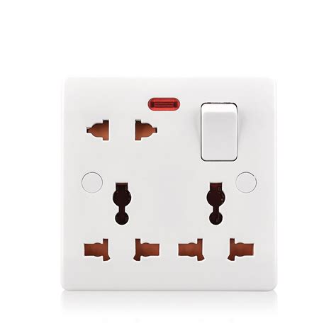 Wall Universal Socket Switch Panel Power Electric Grandado