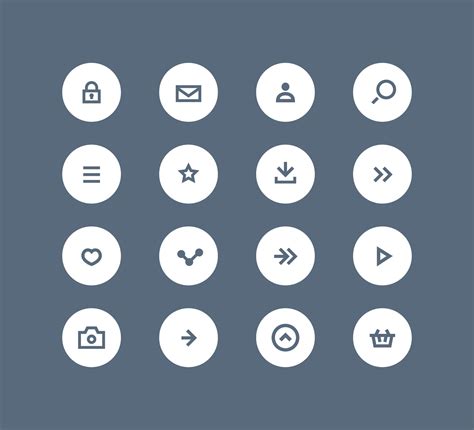Vector User Interface Button Set 7656052 Vector Art At Vecteezy