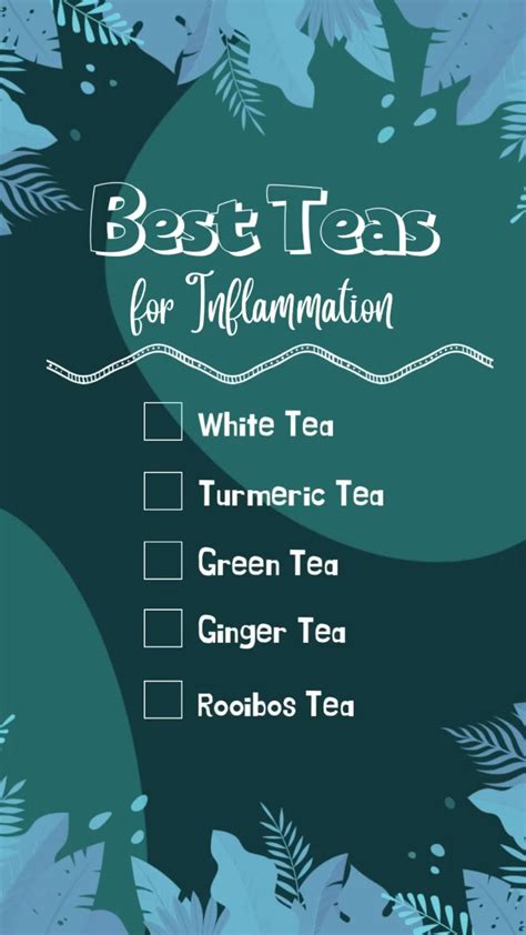 Best Teas For Inflammation Anti Inflammation Tea Reduce Inflammation