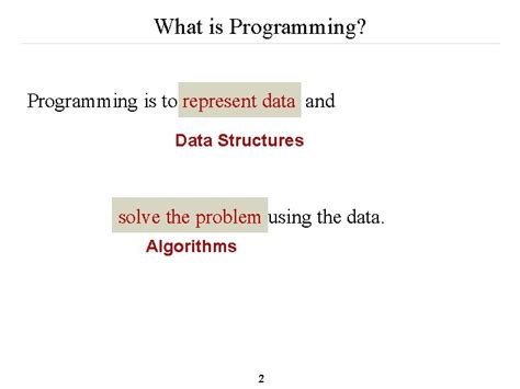 Performance Analysis Of Algorithms What Is Programming Programming