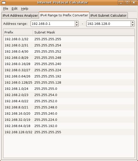 Gip Ip Calculator For Gnome Desktop Environment Ubuntu Geek