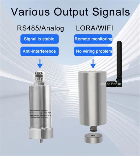 Ip67 Temp And Vibration Monitoring System Iot Wireless Sensor
