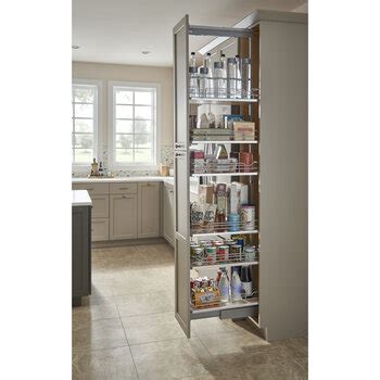 Rev A Shelf Pantry Pull Out Shelves Baskets Tall Cabinet Pantry Organizers KitchenSource Com