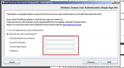 Solved Configure Single Sign On Sap B1 For Hana Sap Community