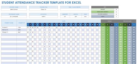 Excel Attendance Tracker Template With Points System