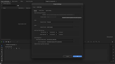 Error With Change Render And Playback Adobe Community