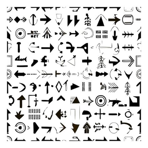 Arrow Pattern Icon Vector Illustration Design Premium Ai Generated Vector