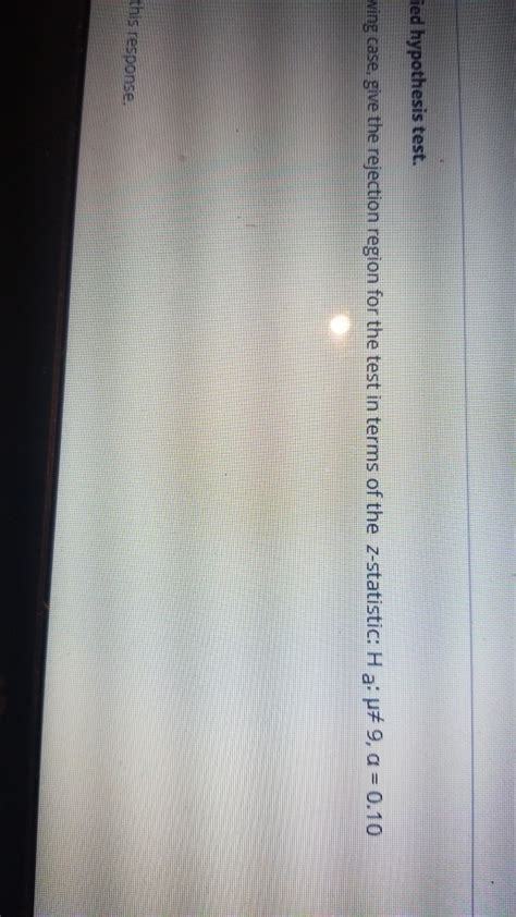 Solved Find The Rejection Region For The Specified Chegg