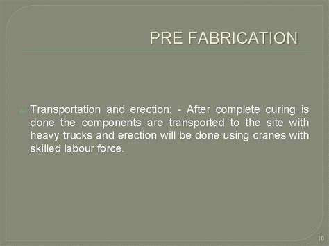 Prefabricated Structures 1 Contents Introduction Prefab Concept